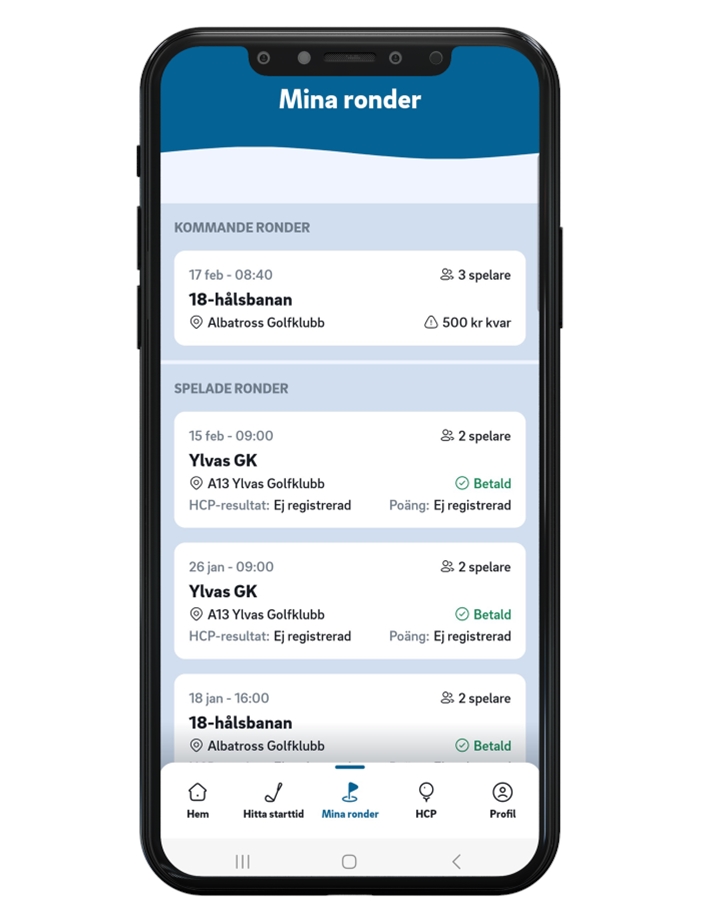 Min Golf Bokning - GIT